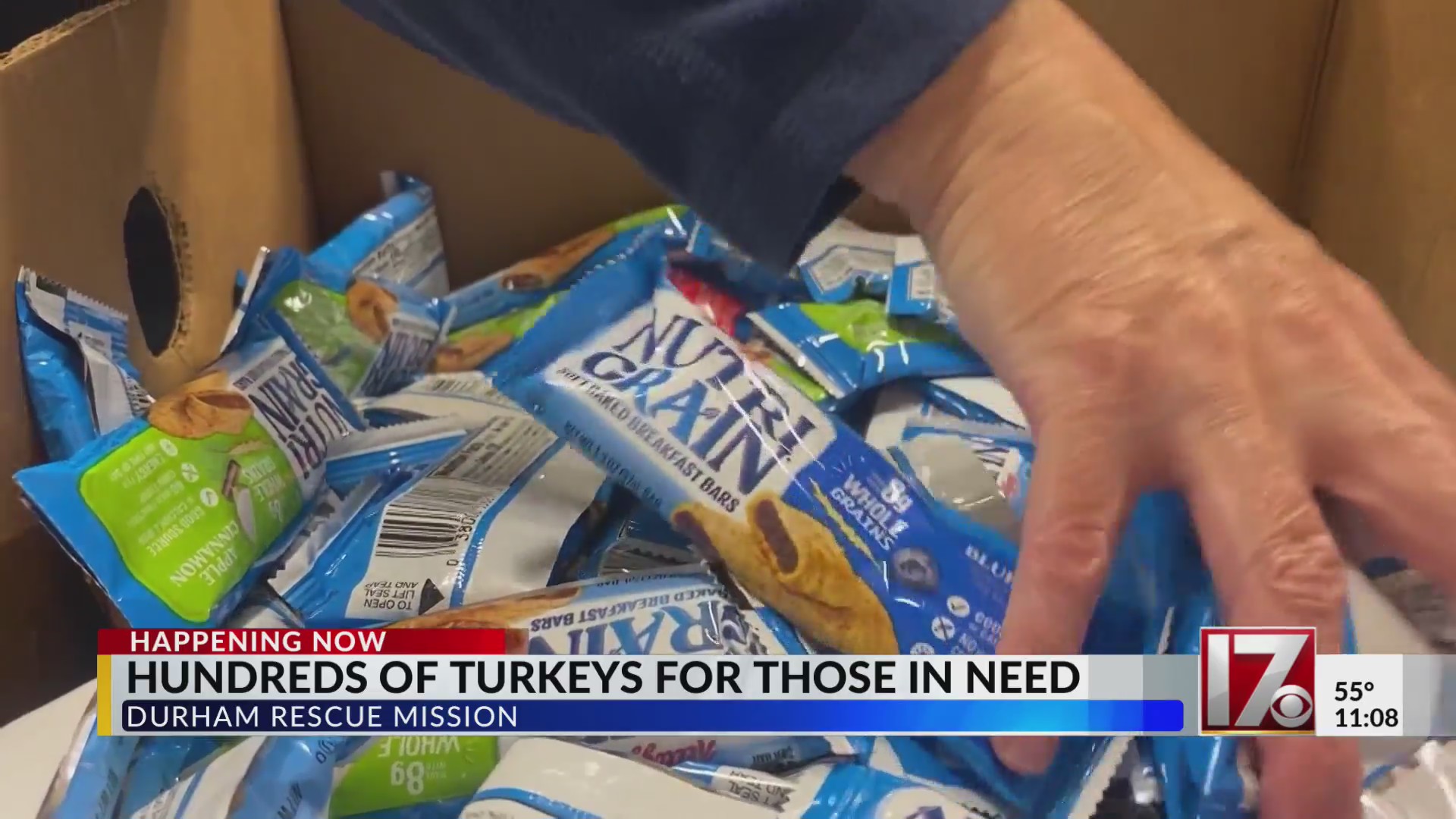 Hundreds of turkeys for those in need at Durham Rescue Mission – CBS17.com