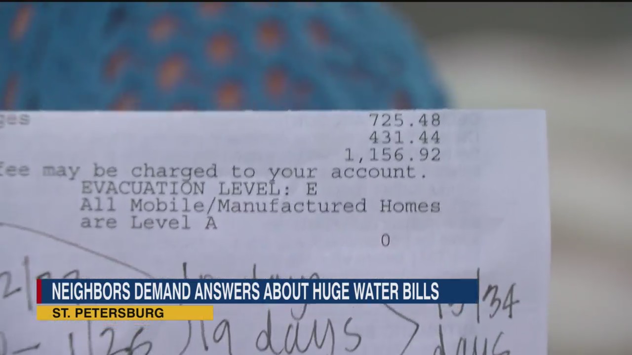 St. Pete leaders address high water bills – WFLA