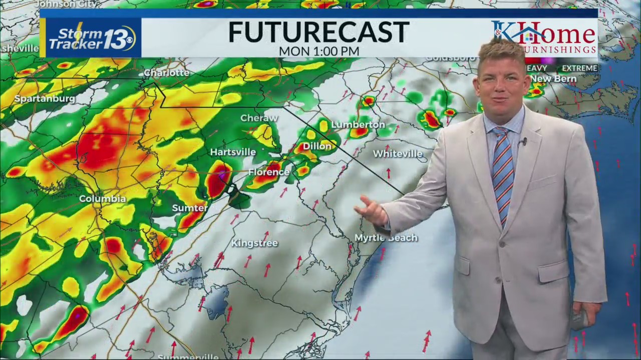 Stormy Monday coming up – WBTW