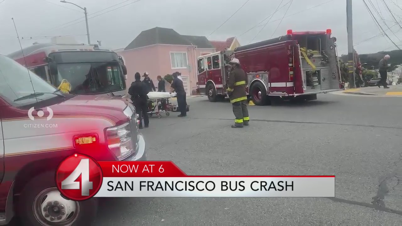 Motorcyclist injured in crash with SF Muni bus in Outer Richmond – KRON4