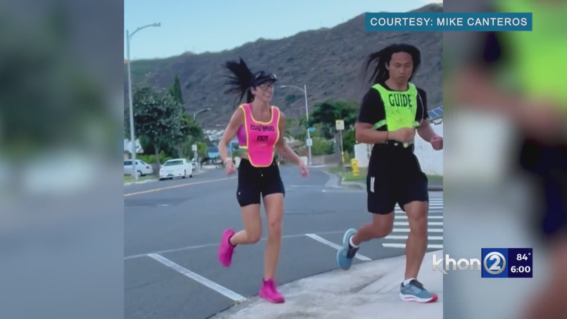 Visually-impaired runner shot at during Honolulu Marathon training – KHON2