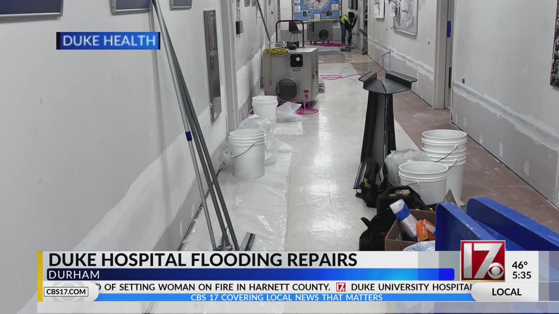 Duke Health ER to return to normal after flooding – CBS17.com