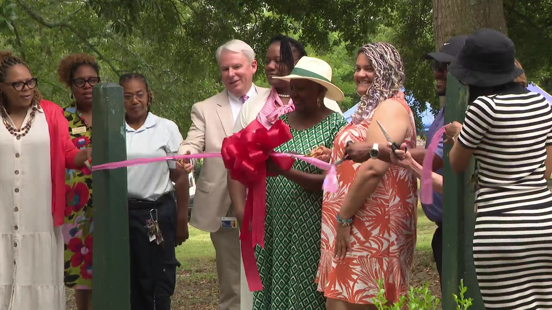 City leaders cut the ribbon to reopen Pendleton King Park 9 months ...