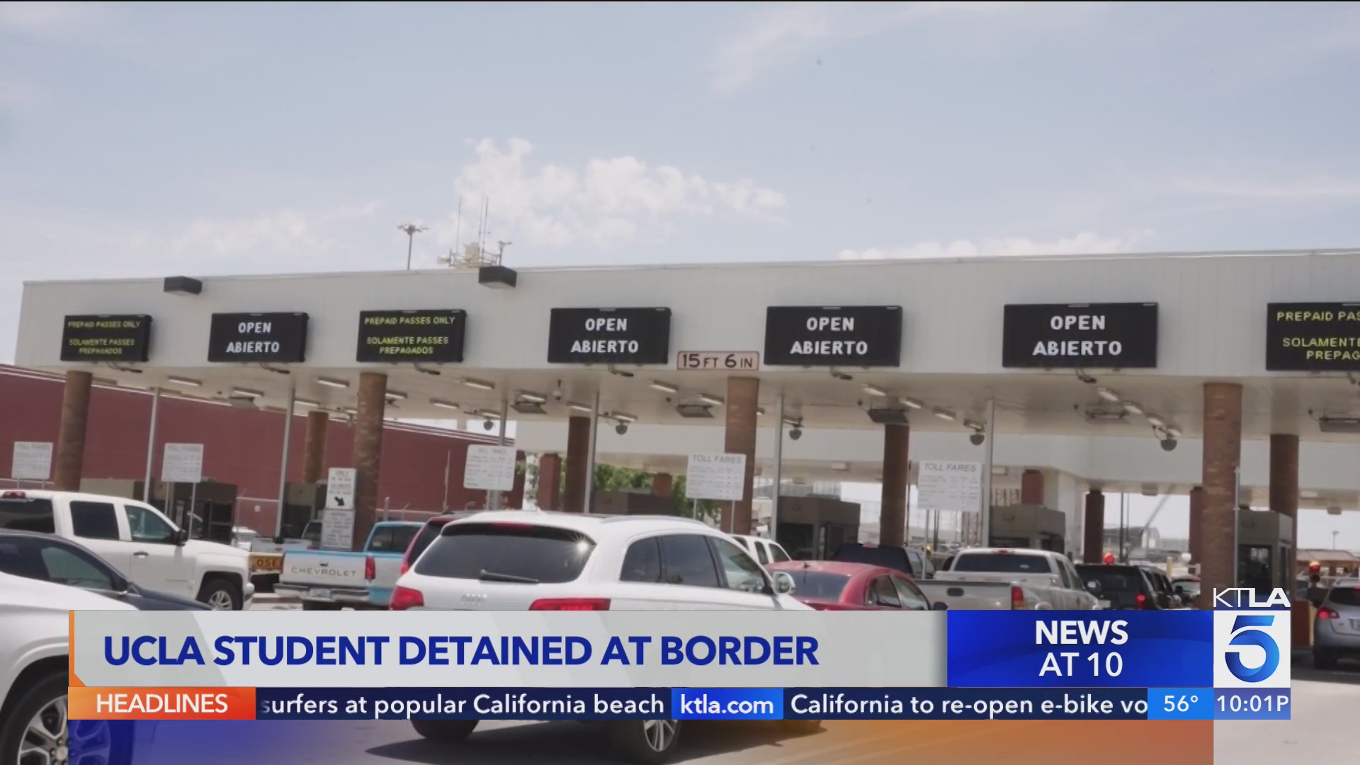UCLA student detained at border – KTLA