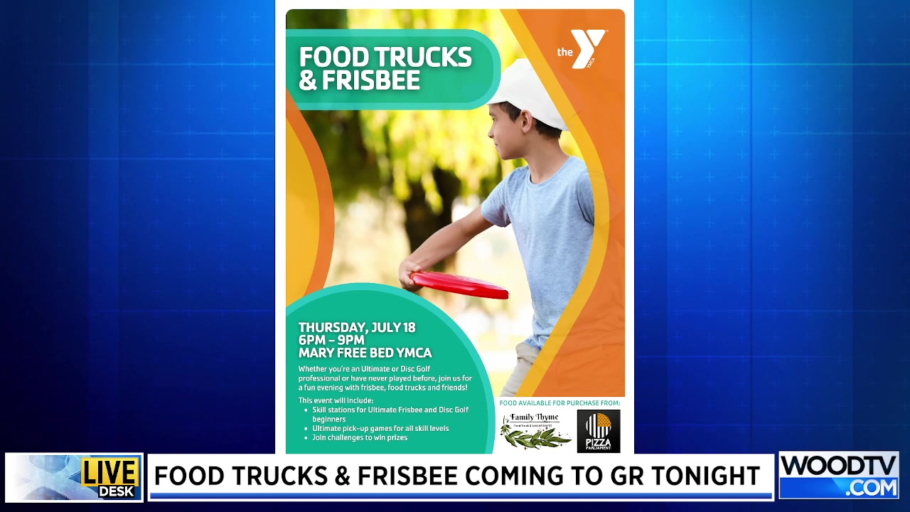 Enjoy food trucks and frisbee games Thursday – WOODTV.com