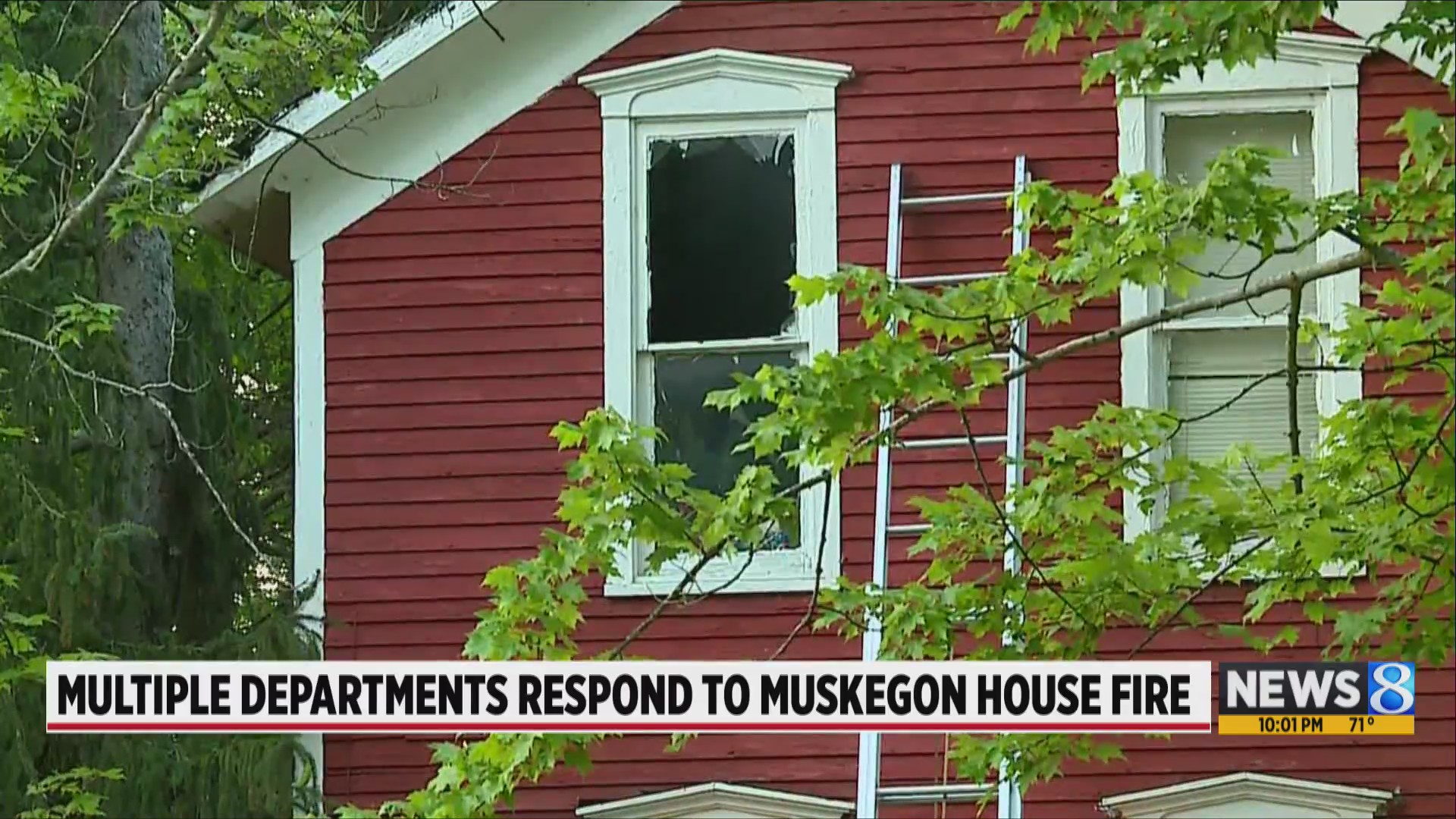 Crews respond to Muskegon house fire – WOODTV.com