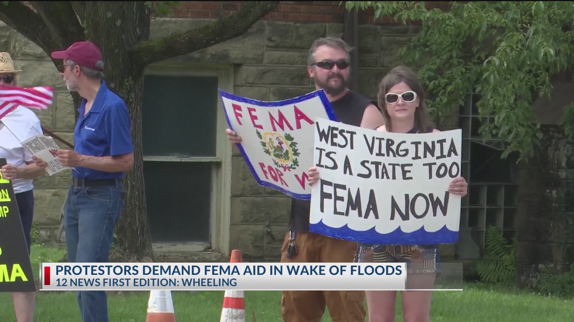 Protestors demand FEMA aid in West Virginia one month after flood ...