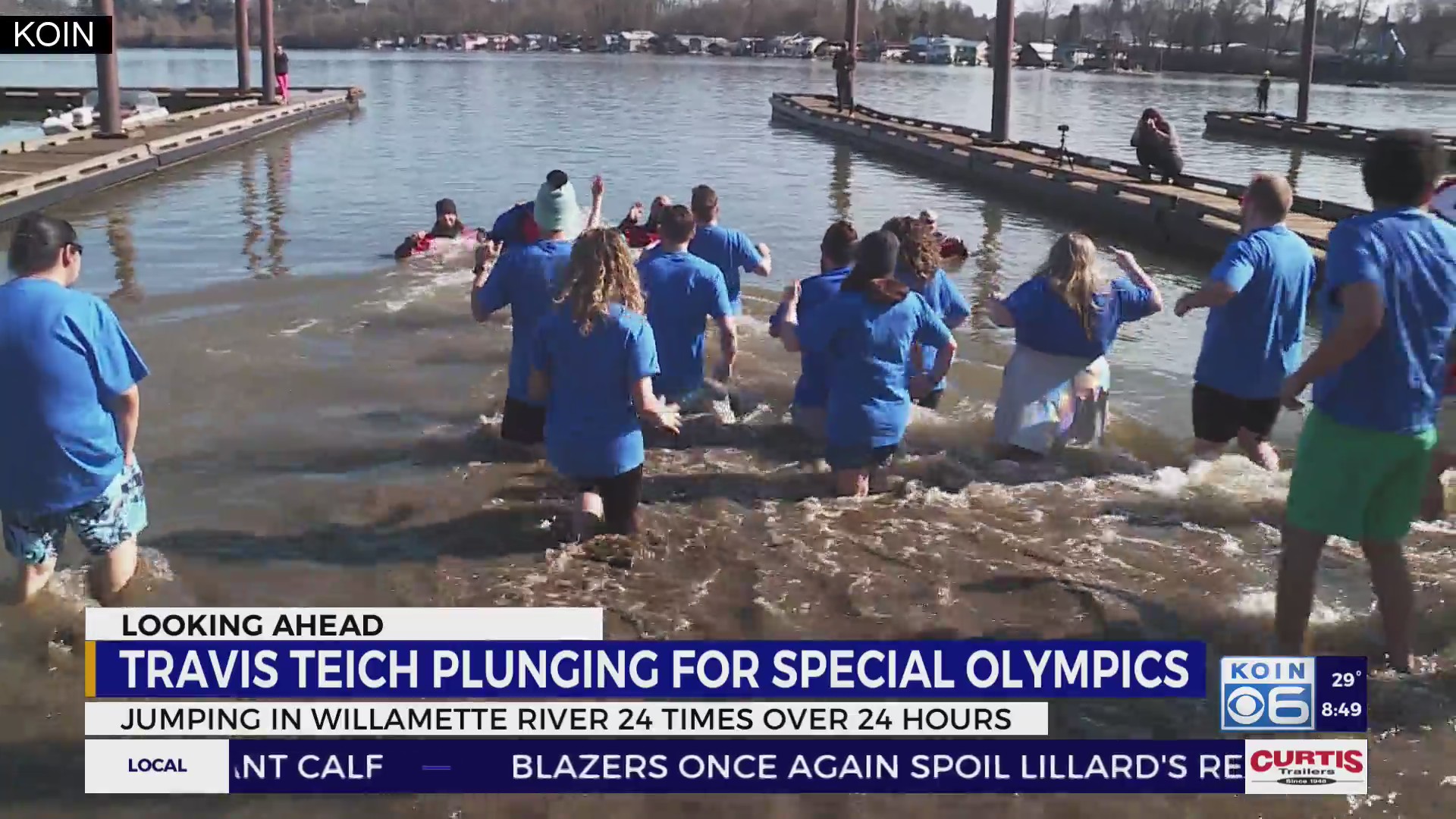 2025 Polar Plunge for Special Olympics Oregon with Travis Teich – KOIN.com