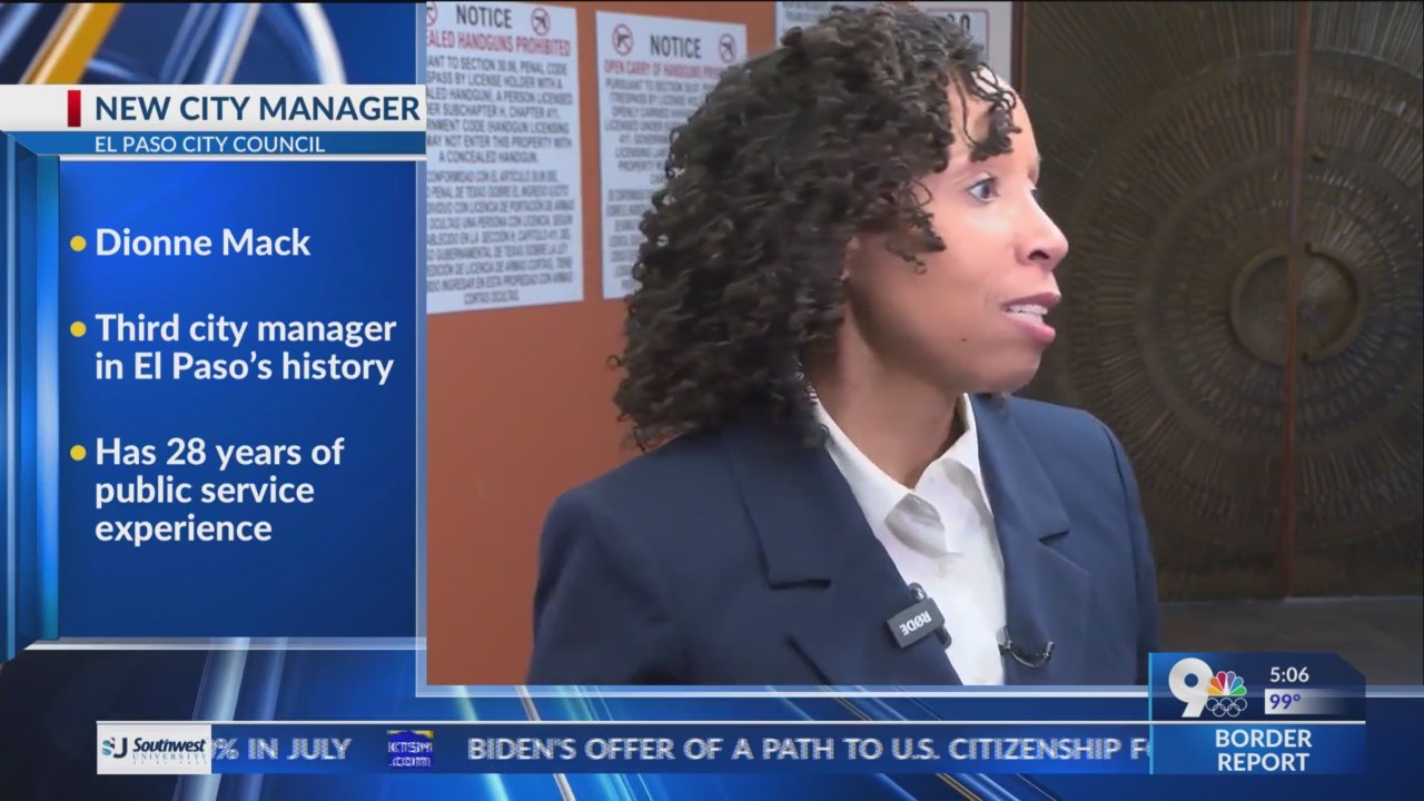 Dionne Mack named new EP City manager – KTSM 9 News