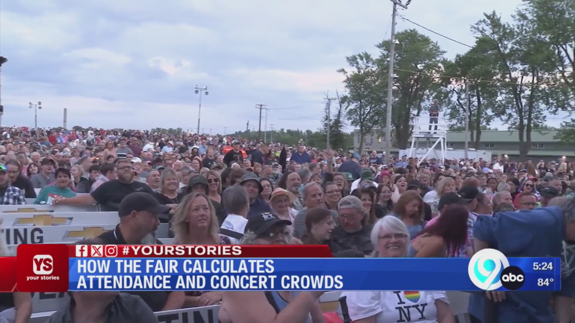How does the Fair calculate attendance and concert crowds? – WSYR