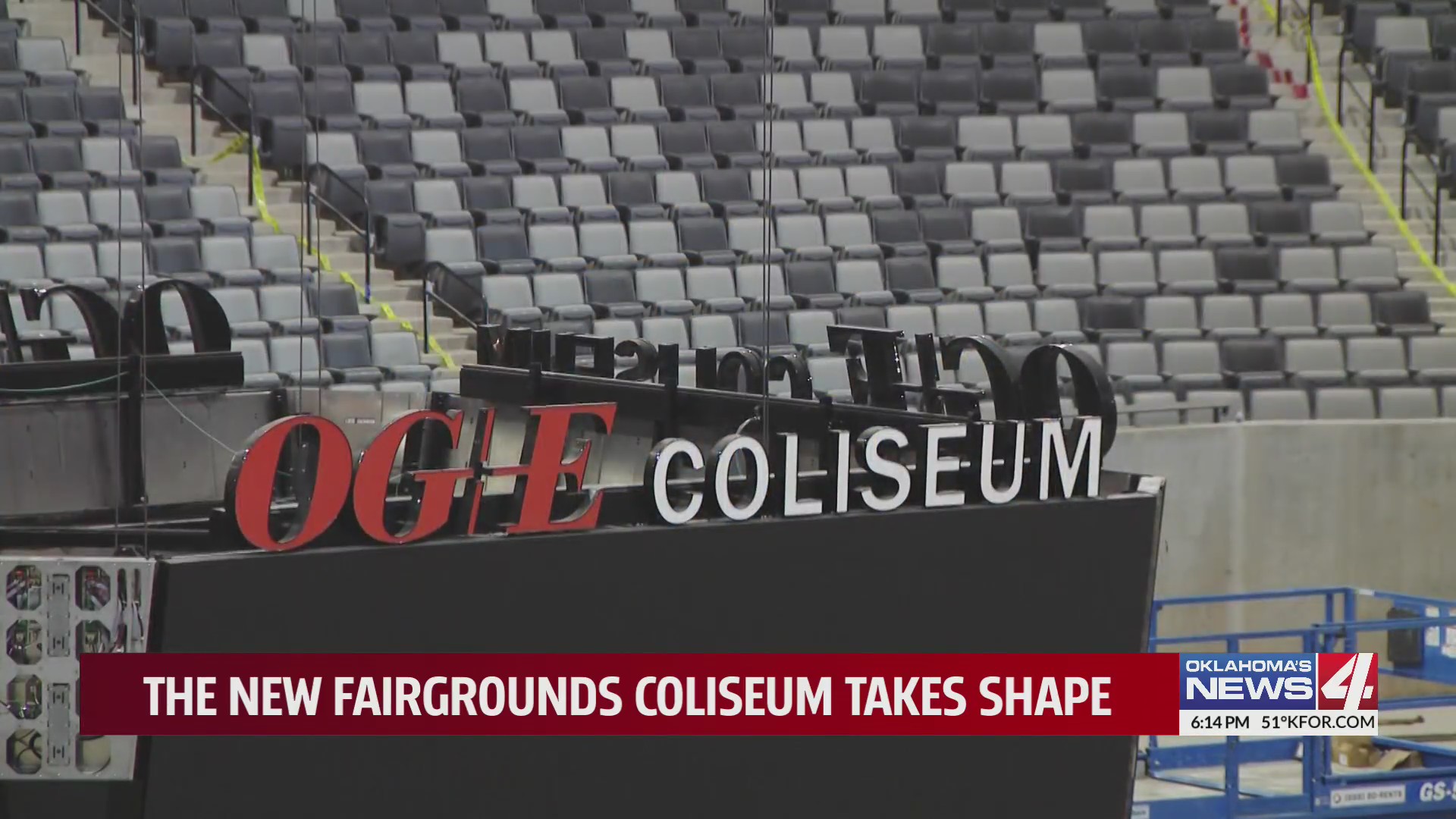 The new fairgrounds coliseum takes shape – KFOR.com Oklahoma City