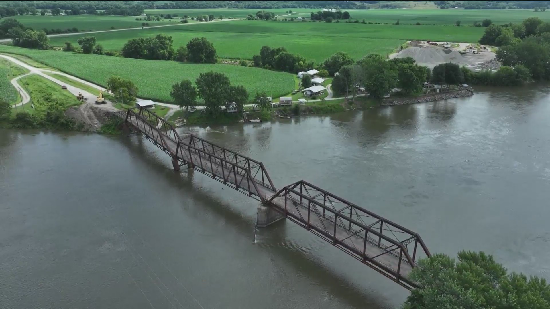 Demolition begins on historic Wabash Bridge in Marion County – who13.com