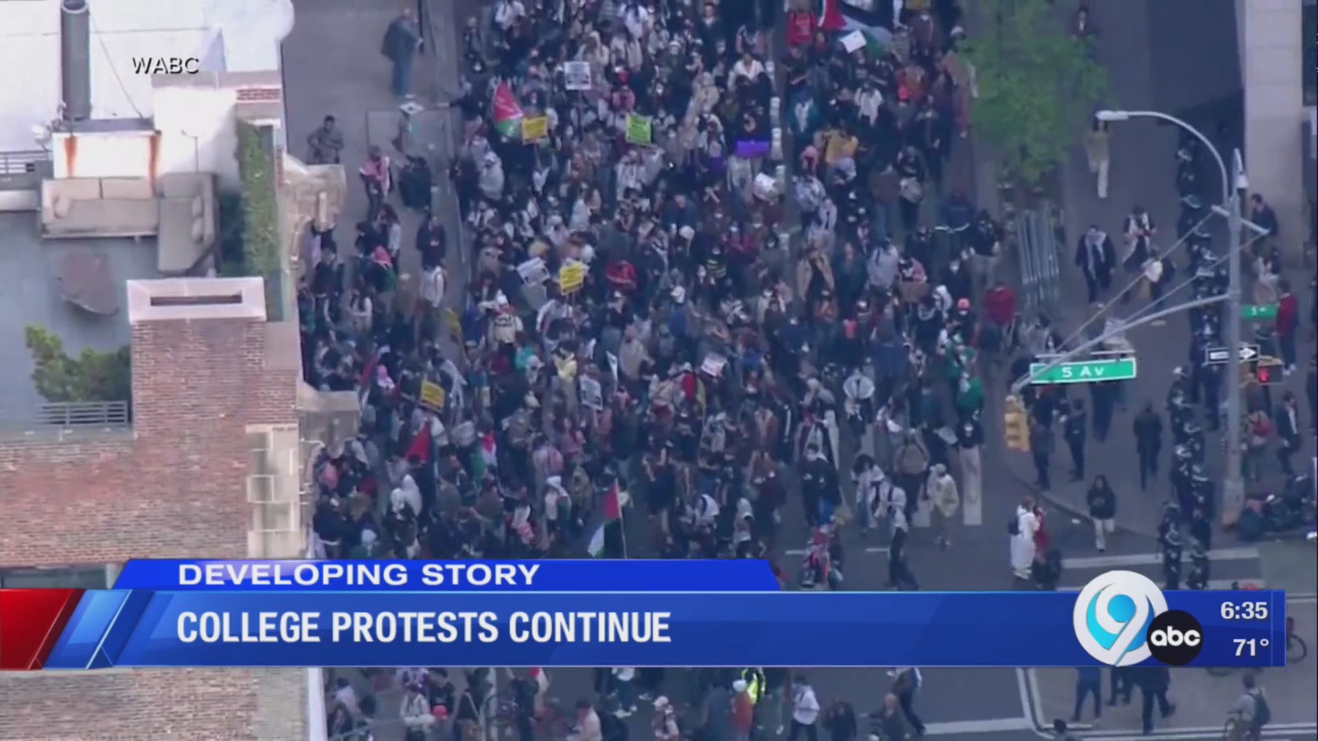 College protests continue – WSYR