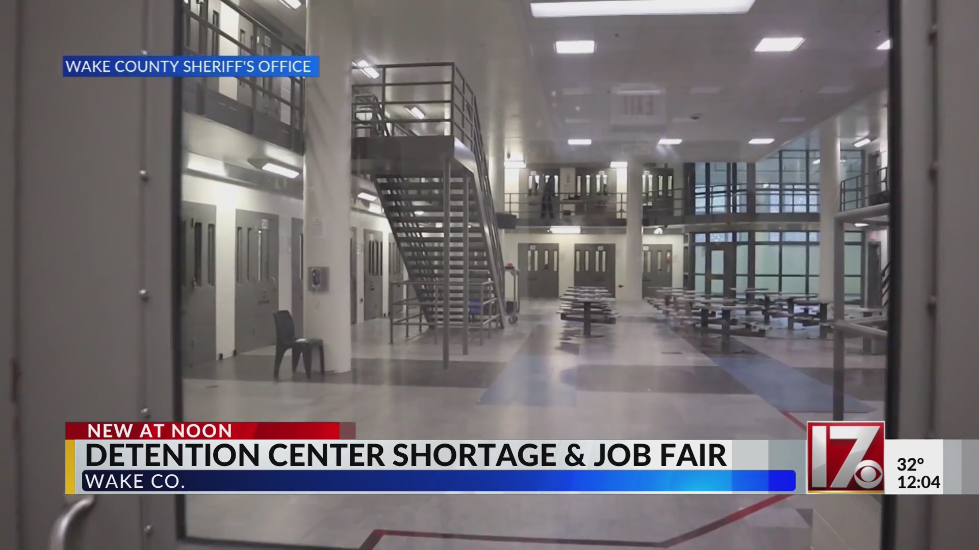 Detention center shortage and job fair in Wake County – CBS17.com