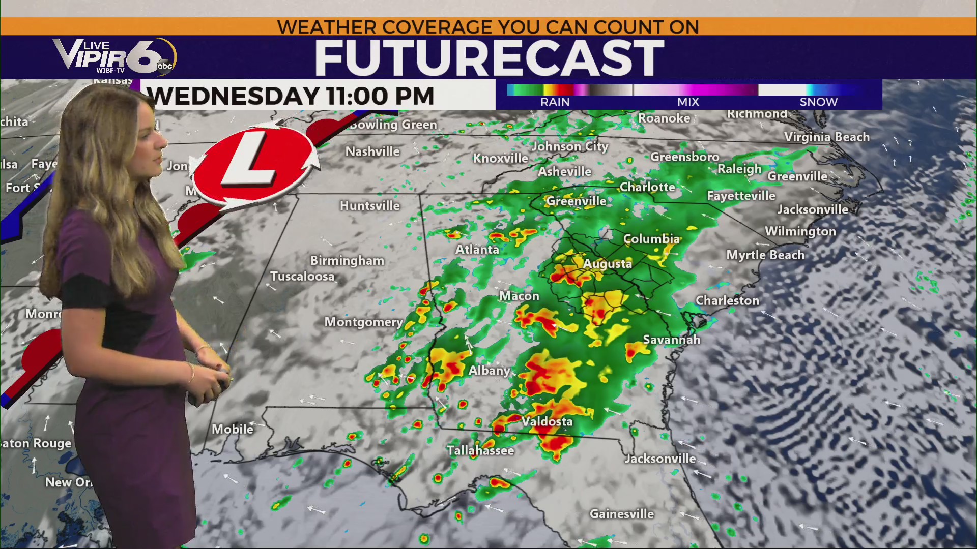 80 Degrees & a Few Showers for Election Day – WJBF