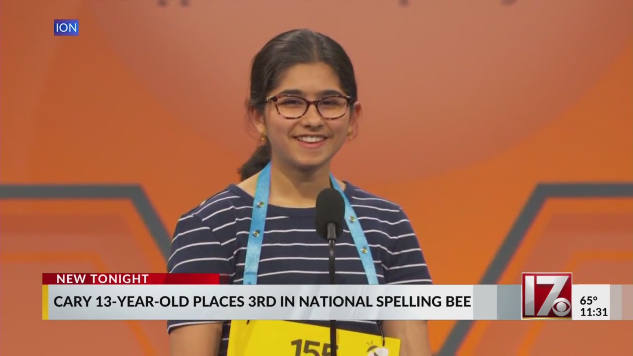 Cary middle school student places 3rd in Scripps National Spelling Bee ...