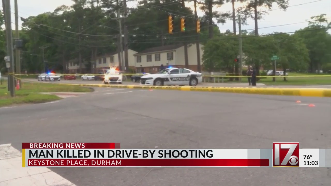 1 dead in drive-by shooting into car on Durham road – CBS17.com