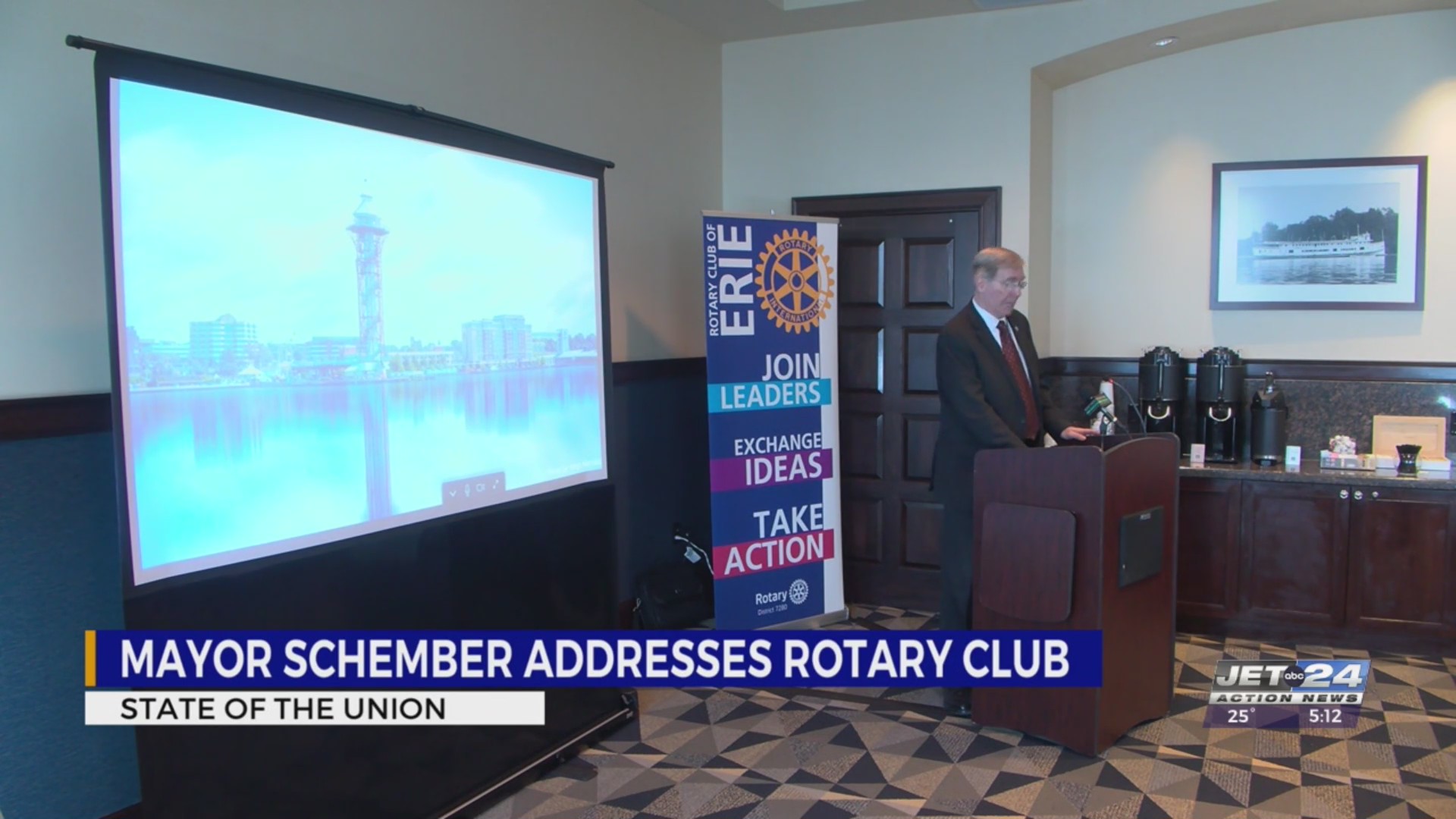 Mayor Schember delivers annual address to Erie Rotary Club – WJET/WFXP ...