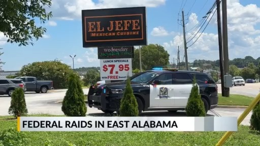 ICE, FBI, and Federal Task Force raid restaurants across East Alabama ...
