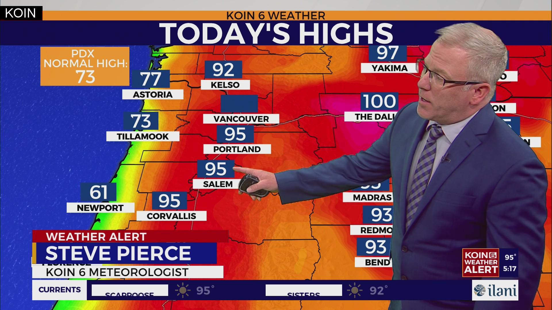 Weather Forecast: Record Setting Heat Arrives – KOIN.com