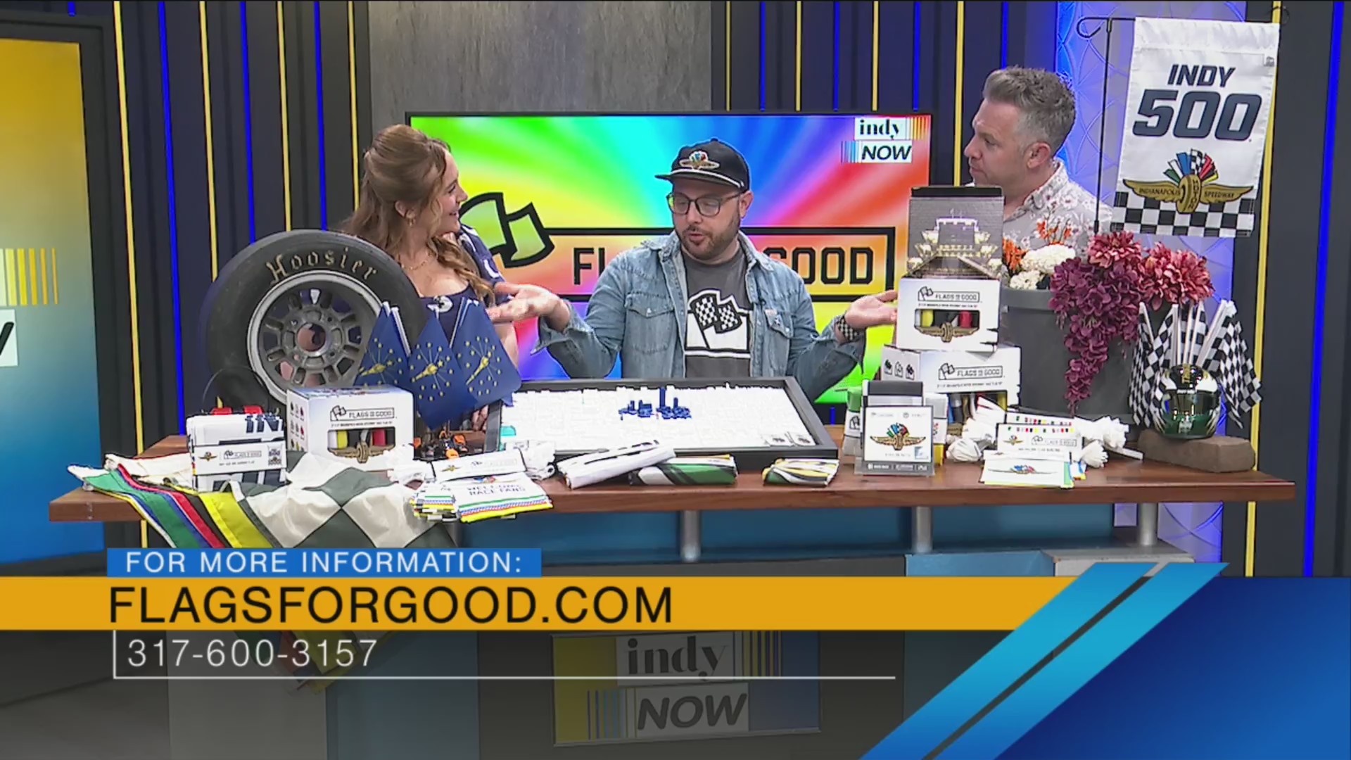 Grand Opening of the Flags For Good Storefront! – 5/7/25 – Fox 59