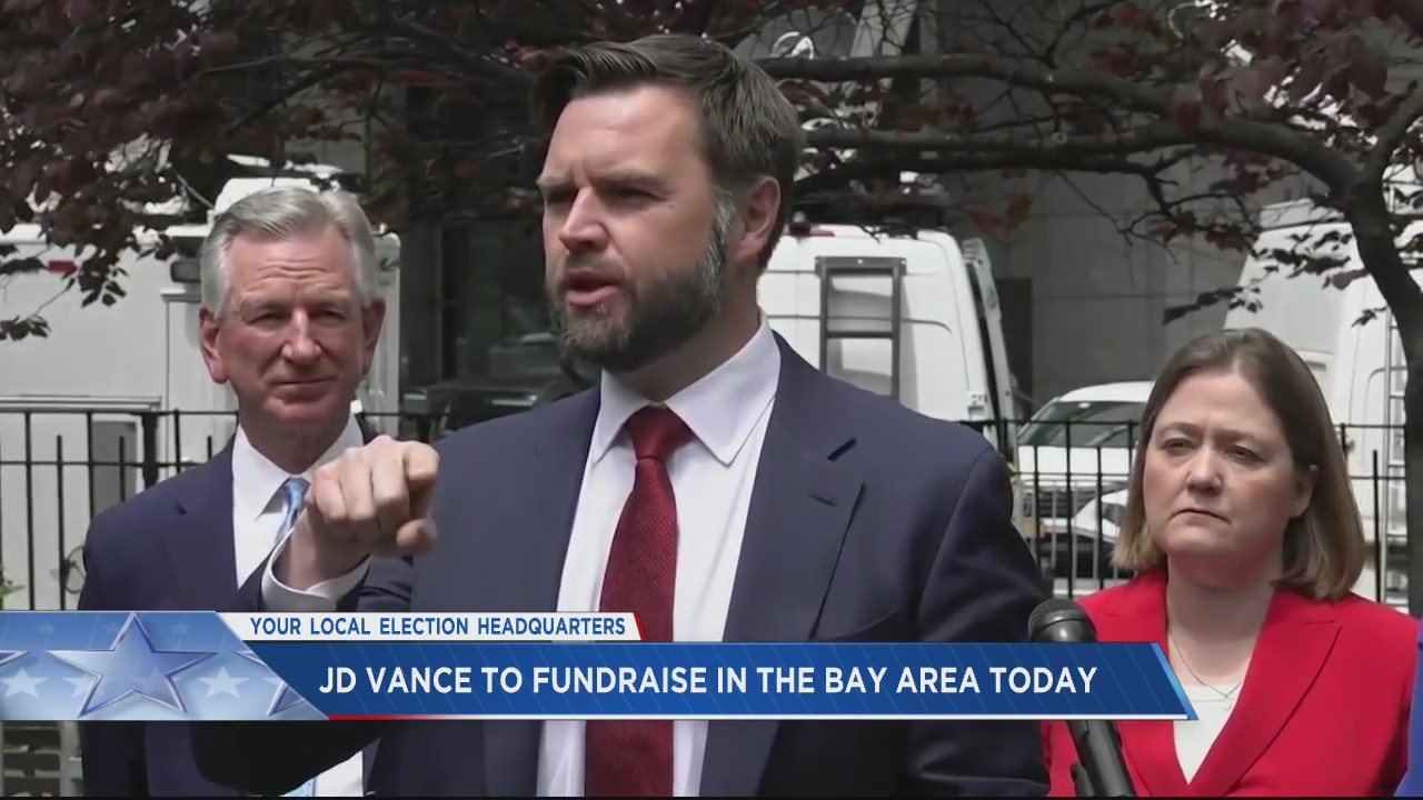 Trump running mate JD Vance in Bay Area Monday – KRON4