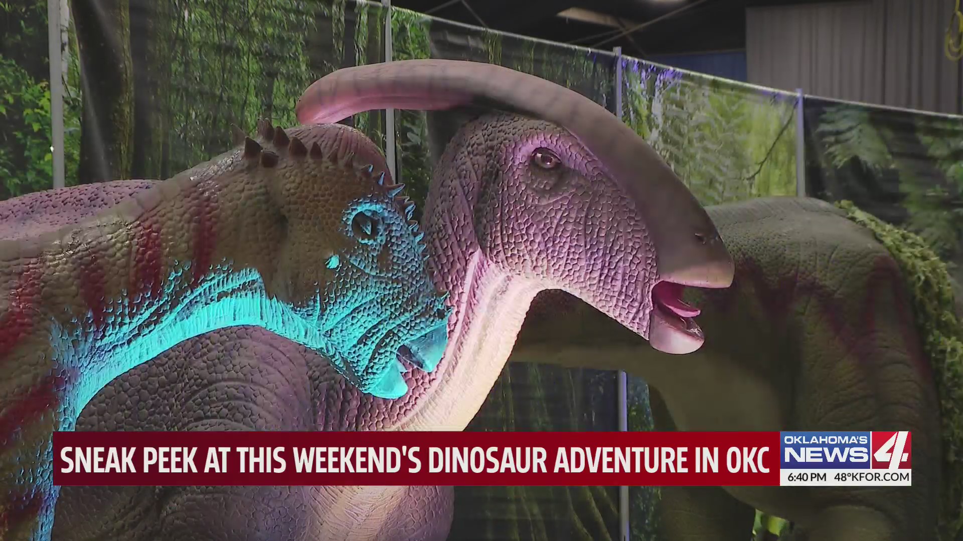 Sneak peek at this weekend’s dinosaur adventure in OKC – KFOR.com ...