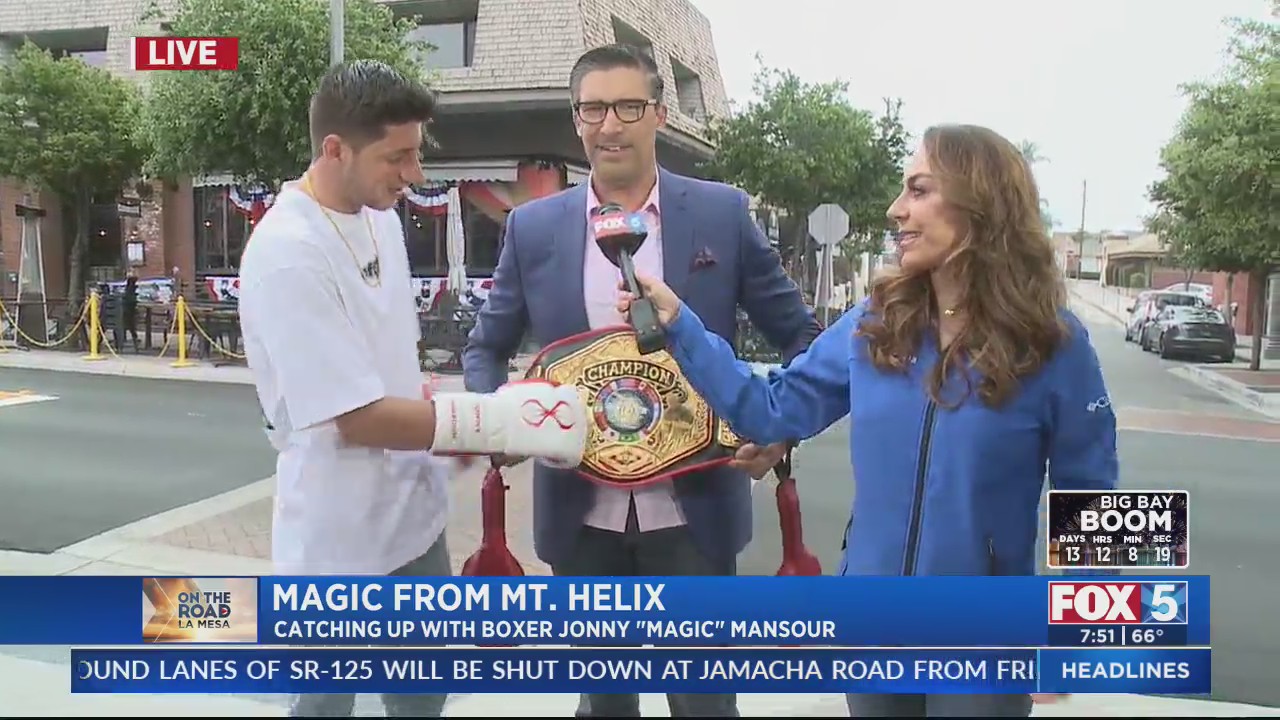 Catching Up With Boxer Jonny “Magic” Mansour – FOX 5 San Diego & KUSI News