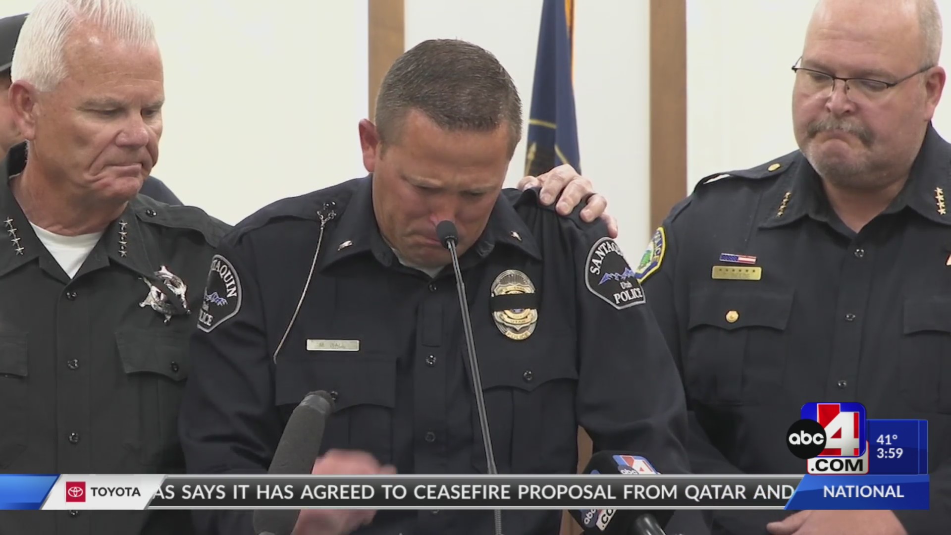 Santaquin officer killed in line of duty, leaves behind wife and two ...