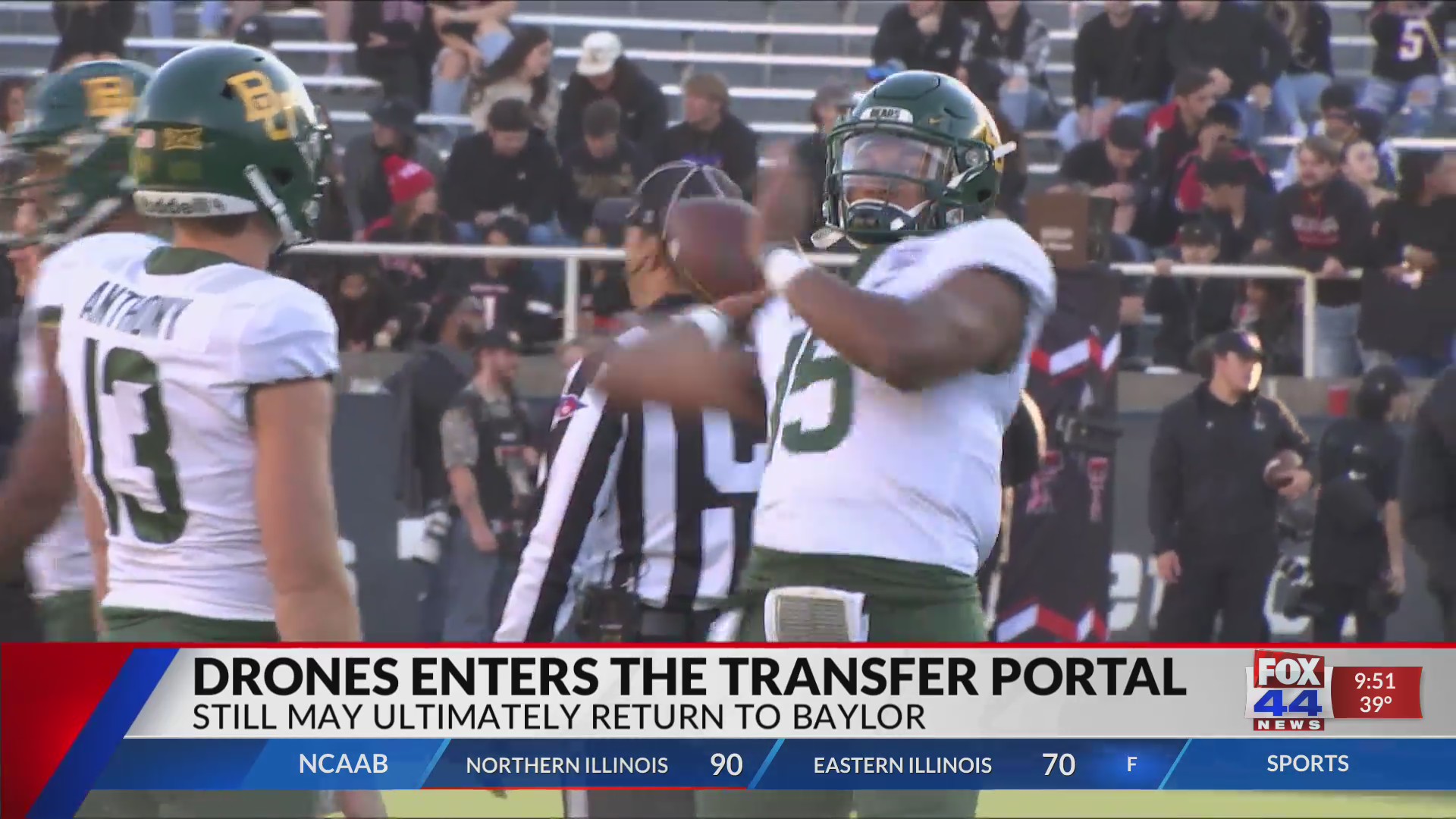 Kyron Drones enters the transfer portal – KWKT – FOX 44