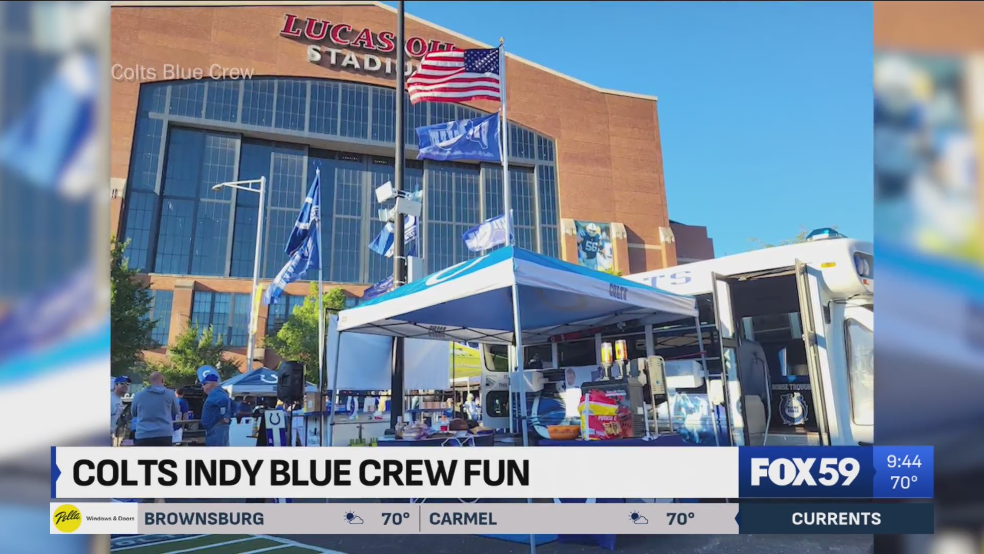 Fun with the Colts Indy Blue Crew – Fox 59