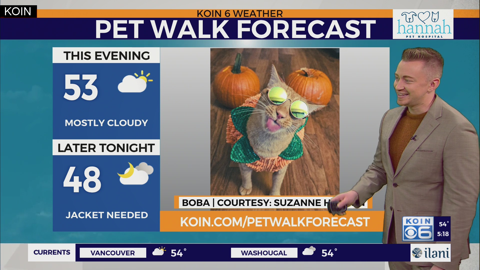 Pleasant fall weather remains over Portland – KOIN.com