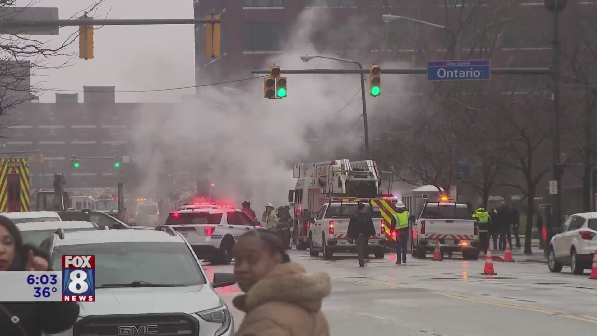 Underground electrical fire causes road closures, power outages in ...