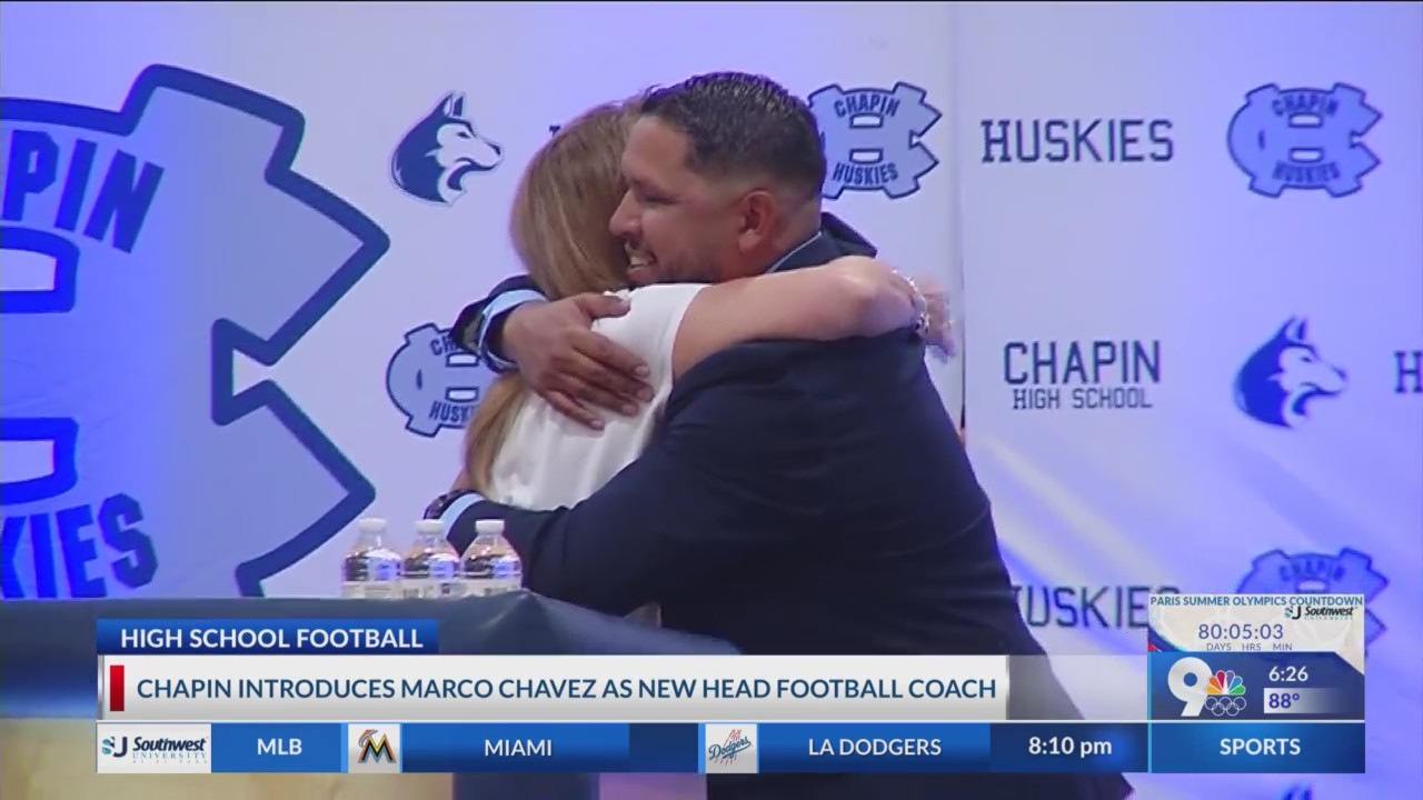 Chapin introduces Marco Chavez as school’s new head football coach ...