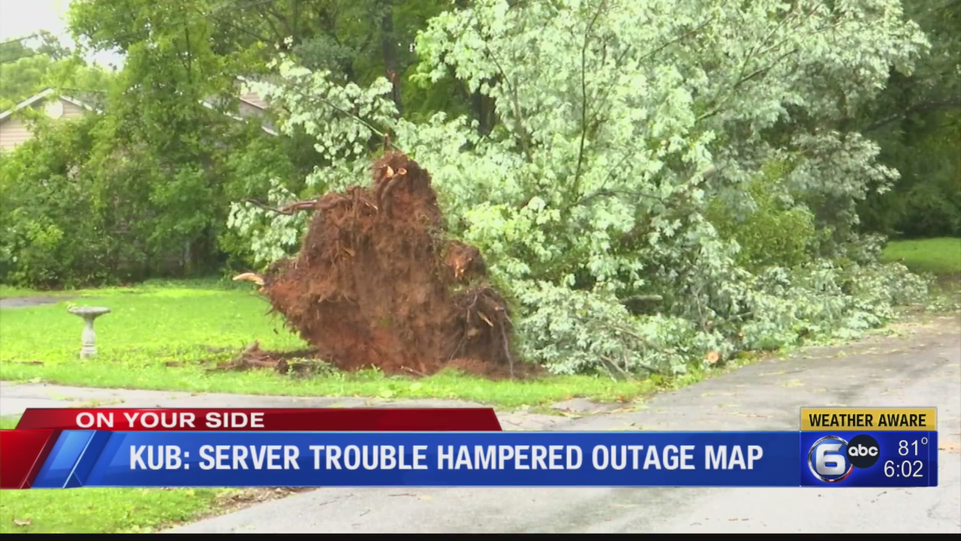 KUB: Server trouble hampered outage map – WATE 6 On Your Side