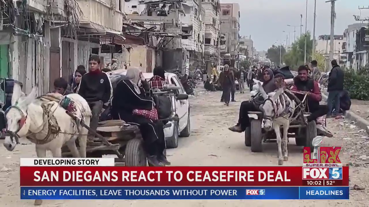 San Diegans react to ceasefire deal – FOX 5 San Diego & KUSI News