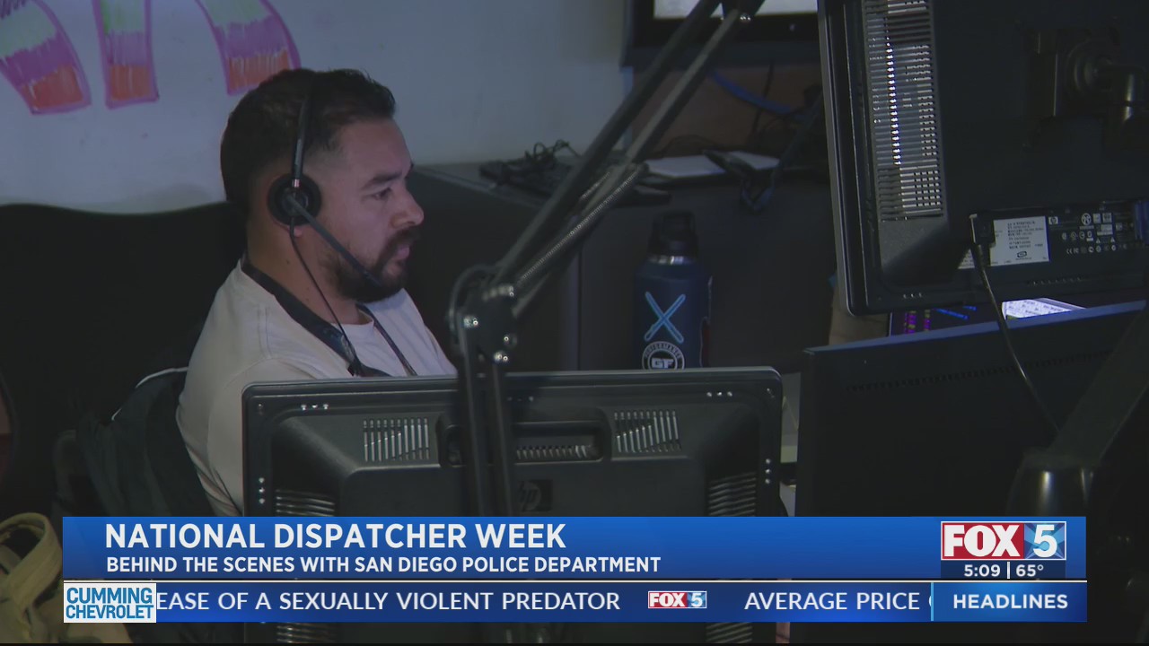 National Dispatcher Week: Behind-the-scenes with SDPD – FOX 5 San Diego & KUSI News