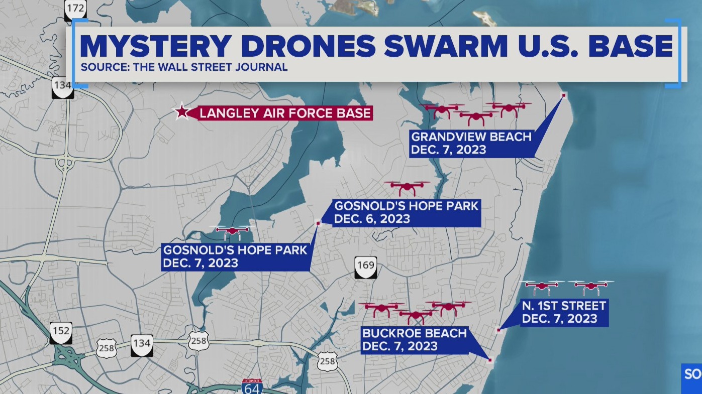 Mystery drones fly over US base | NewsNation Now – NewsNation
