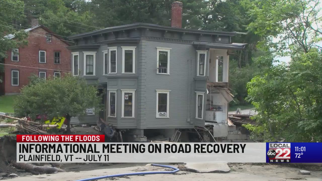 Plainfield starts process of recovering flooded roads – ABC22 & FOX44