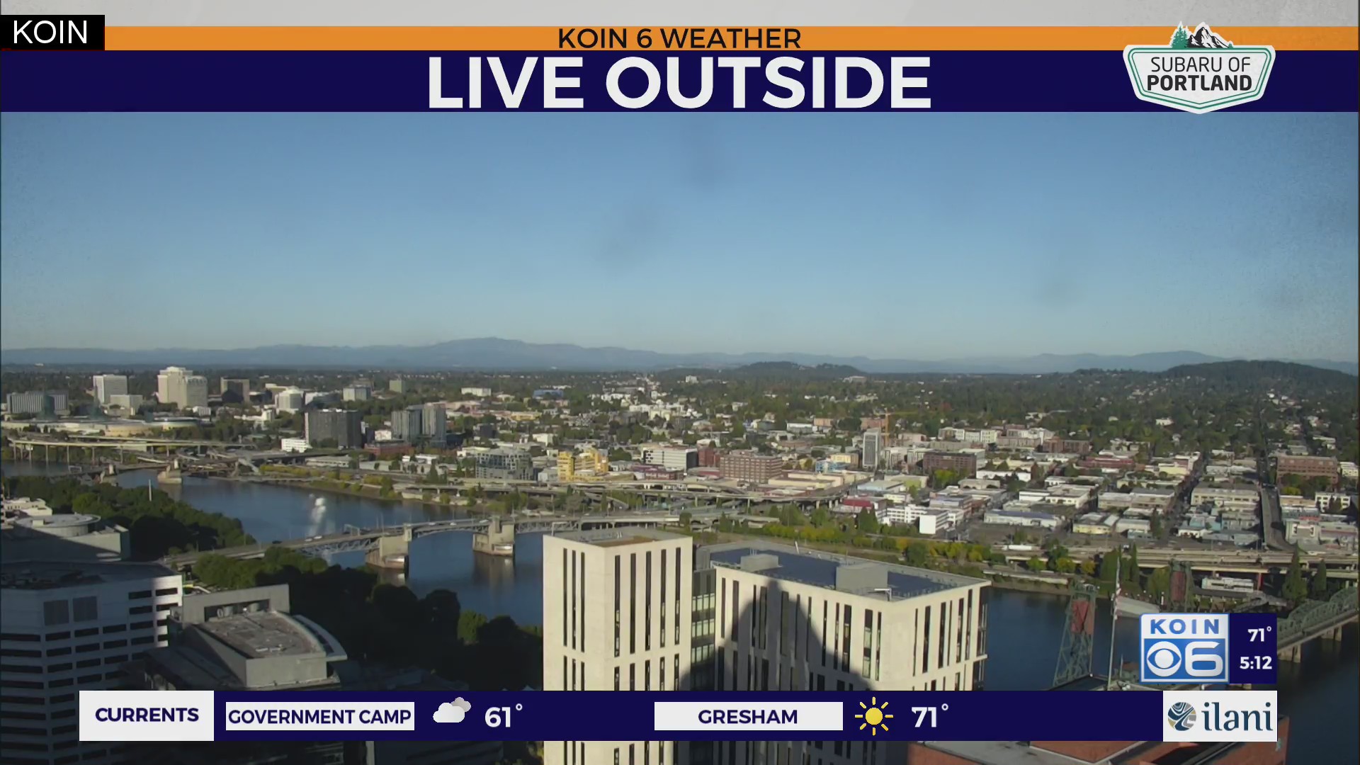 Mt Hood, 13 coins, Subaru of Portland weather cams – KOIN.com