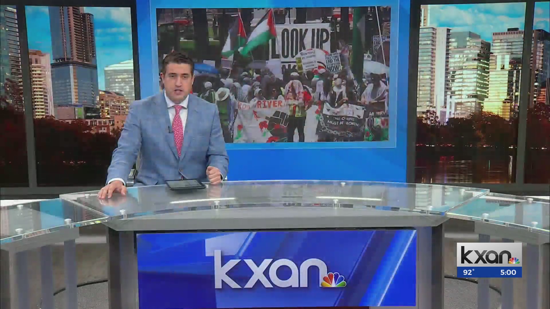 Two arrested at pro-Palestinian protest in Austin, KXAN’s Sam Stark ...