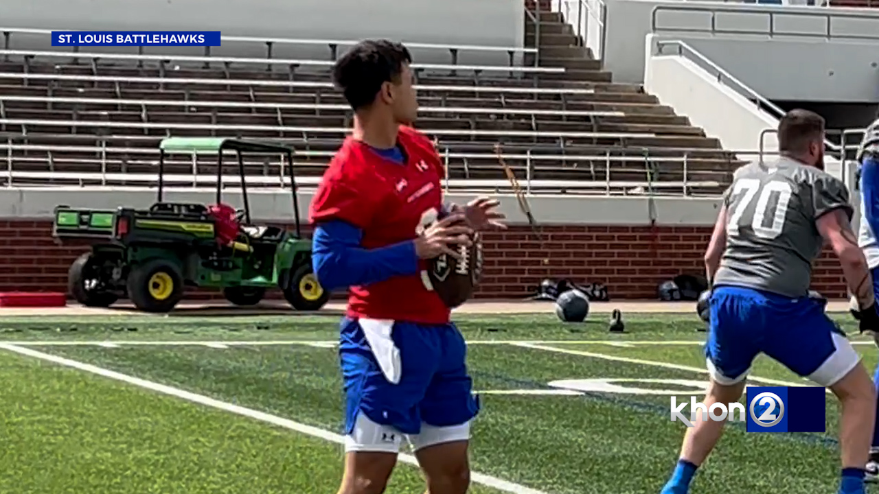 Chevan Cordeiro hits the field with UFL’s Battlehawks – KHON2
