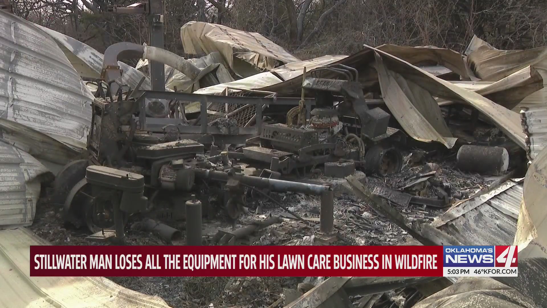 Stillwater man loses all the equipment for his lawn care business in ...