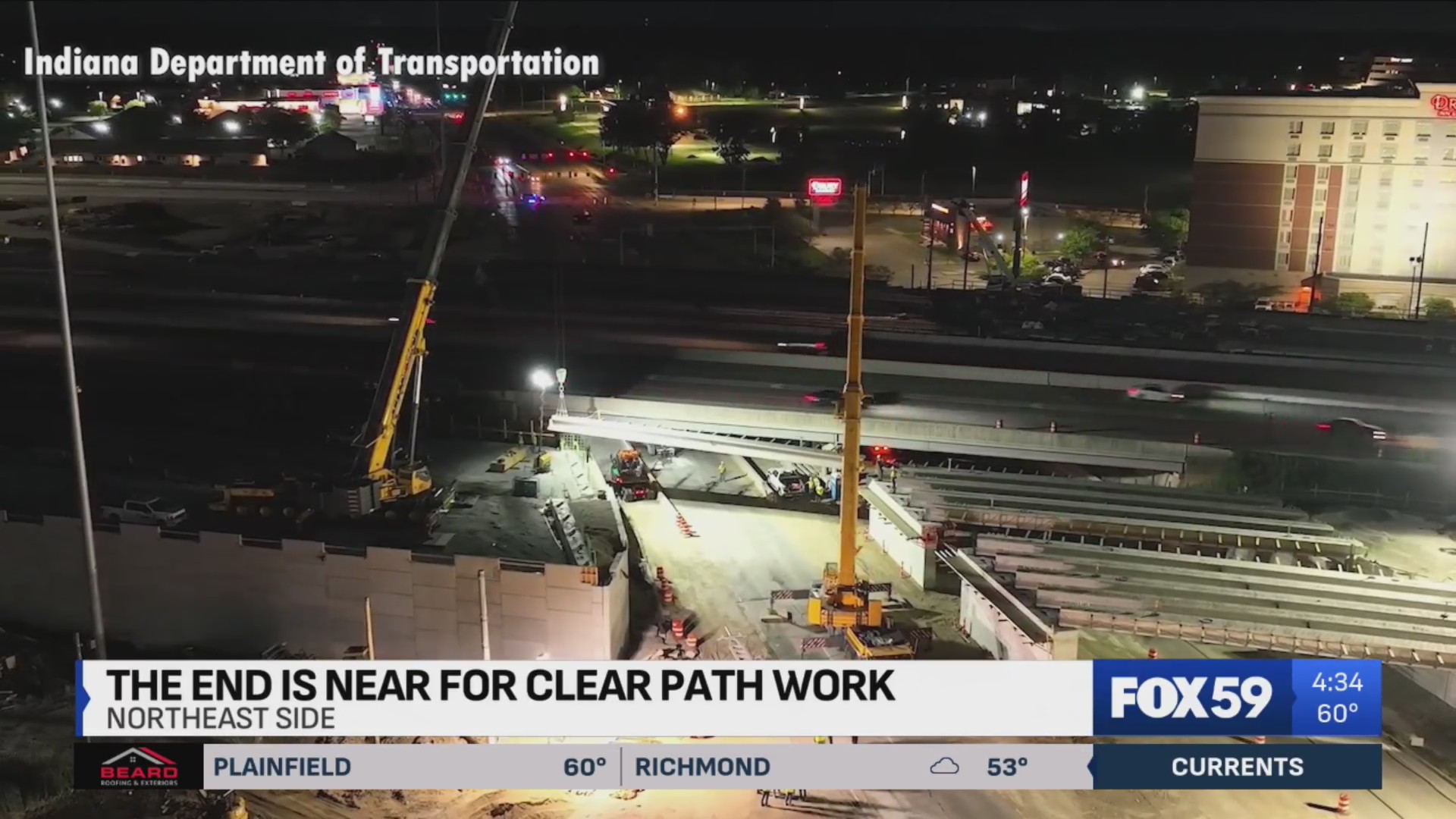 Progress being made on INDOT’s Clear Path project – Fox 59