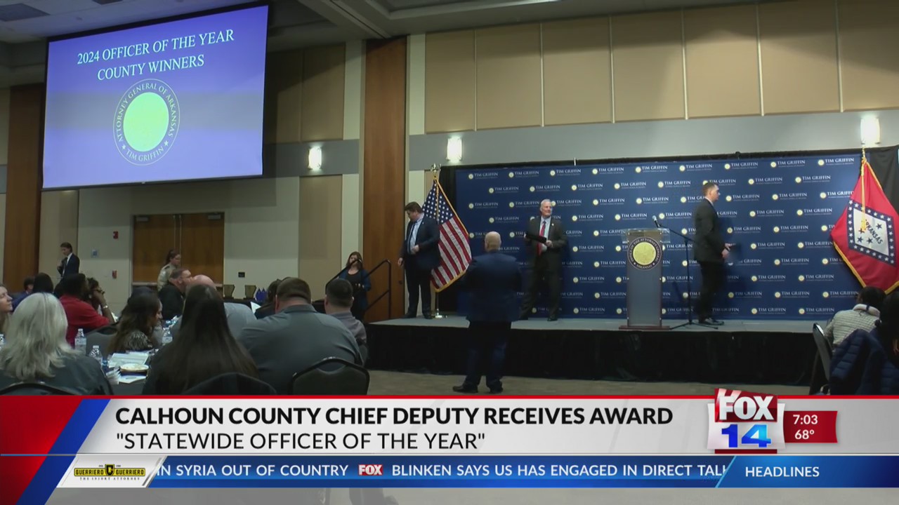 FOX 14 Your Morning News: Calhoun County Chief Deputy receives Statewide Officer of the Year ...