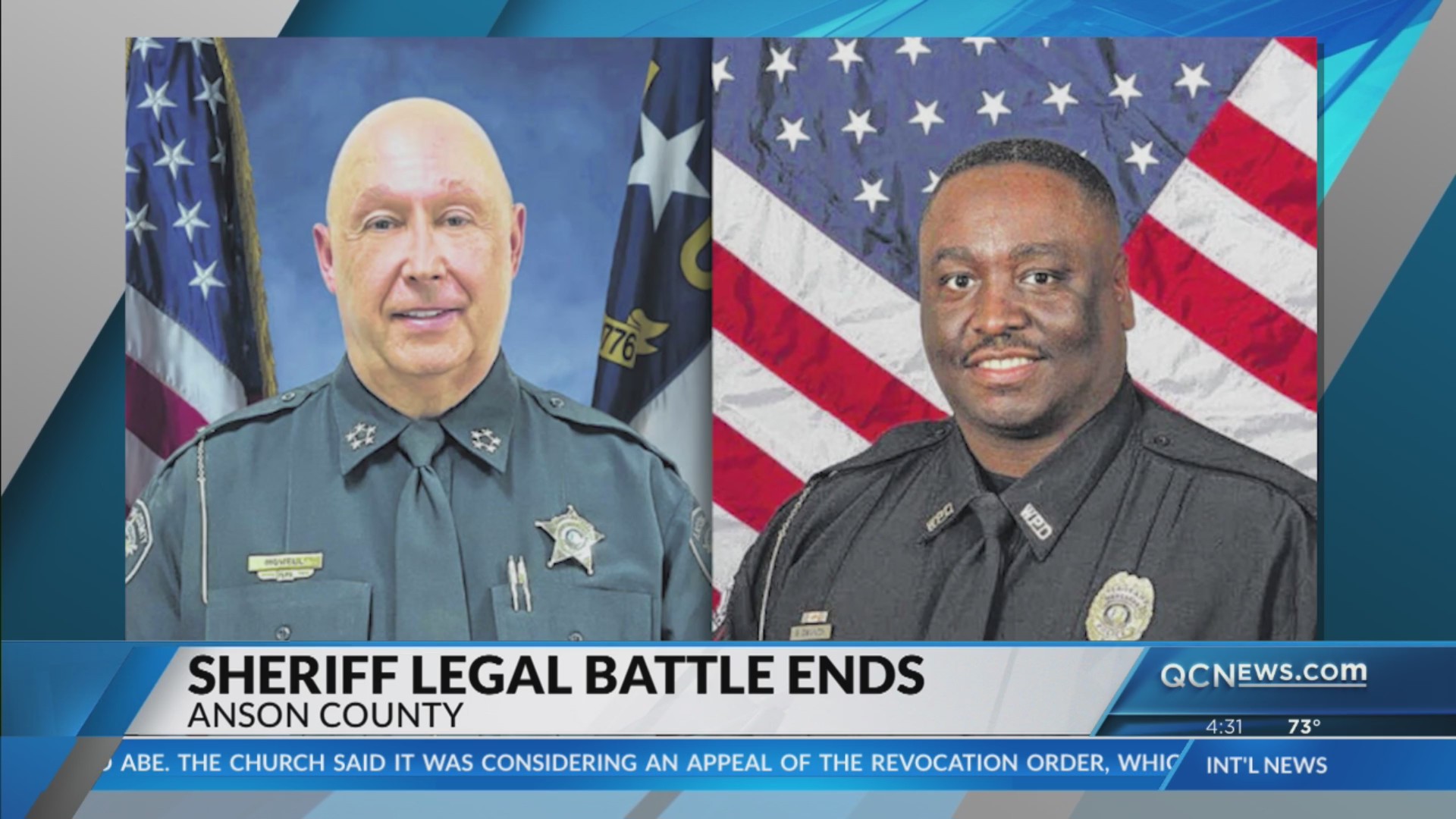 Anson County sheriff legal battle comes to an end – Queen City News