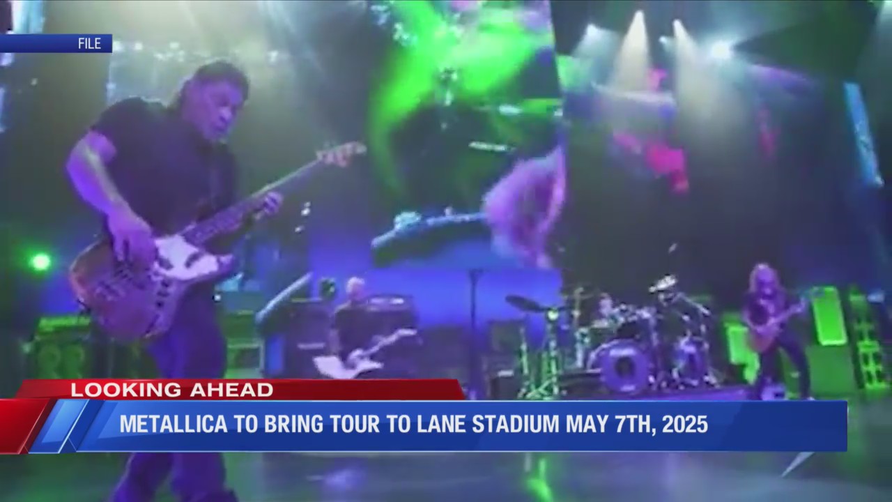 Heavy metal legends ‘Metallica’ performing at Lane Stadium in May – WFXRtv