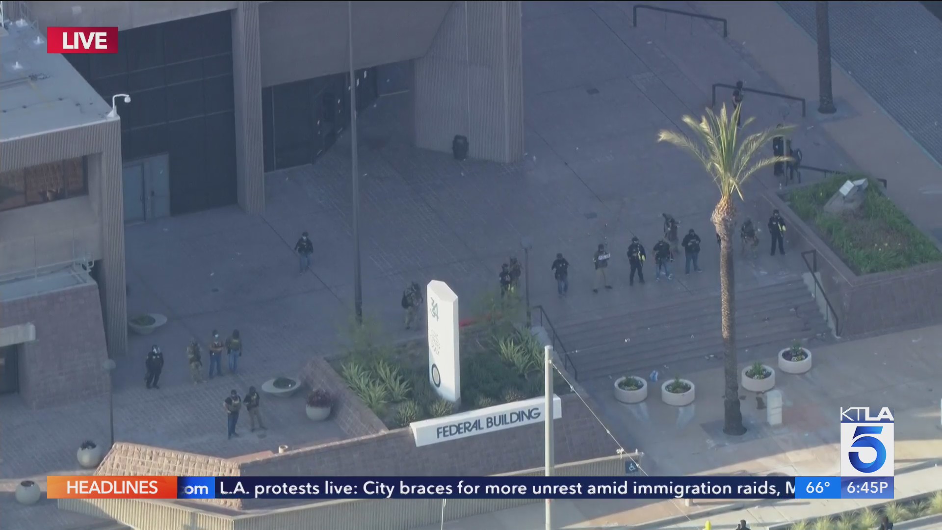 ICE raids protests start in Santa Ana – KTLA