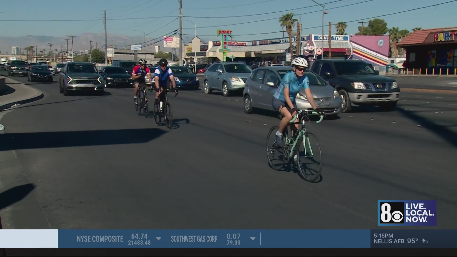 CCSD Police use laser sensor on bike to teach drivers how to share the road – KLAS