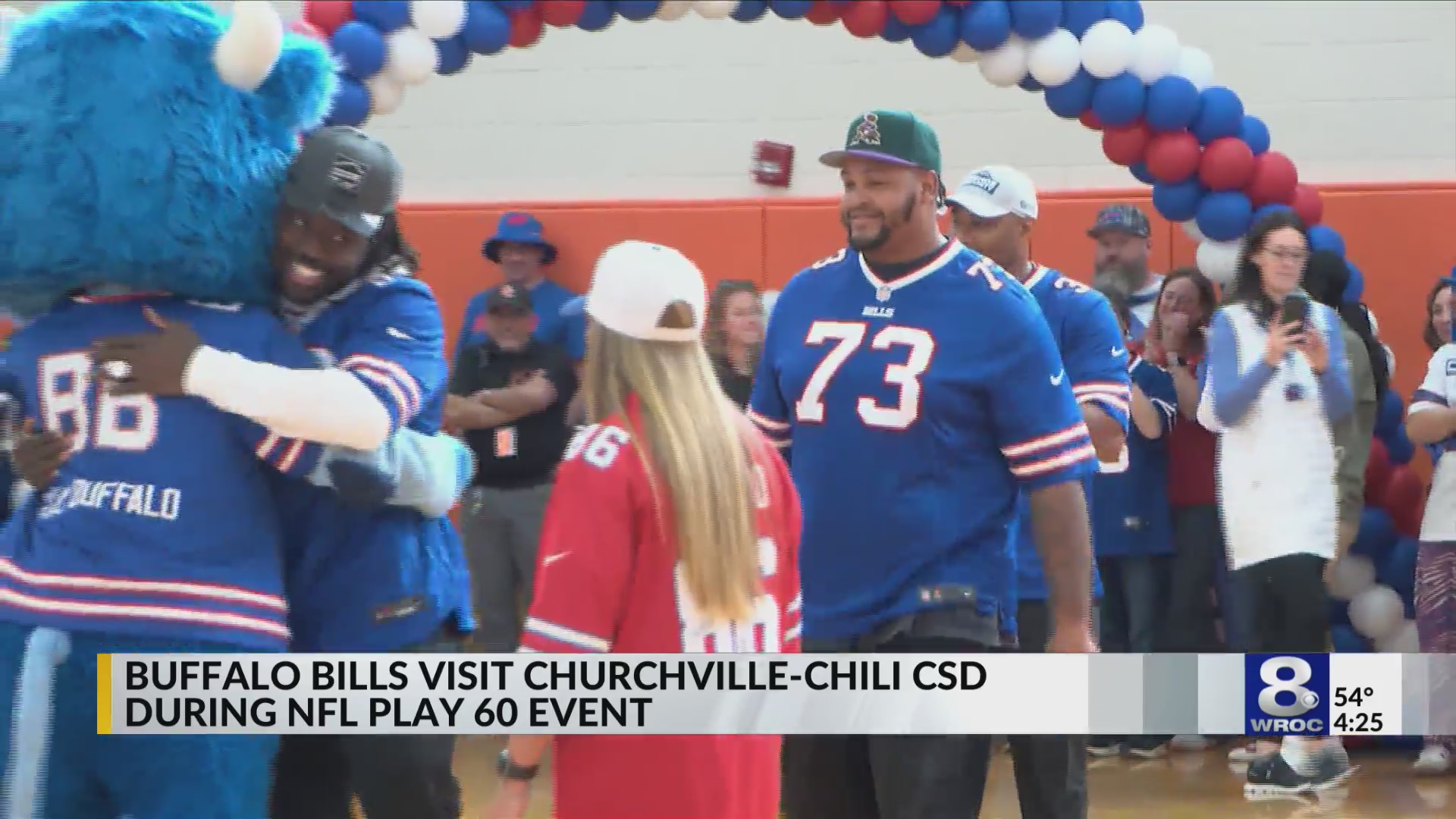 Buffalo Bills hold NFL Play 60 event at Churchville-Chili school ...